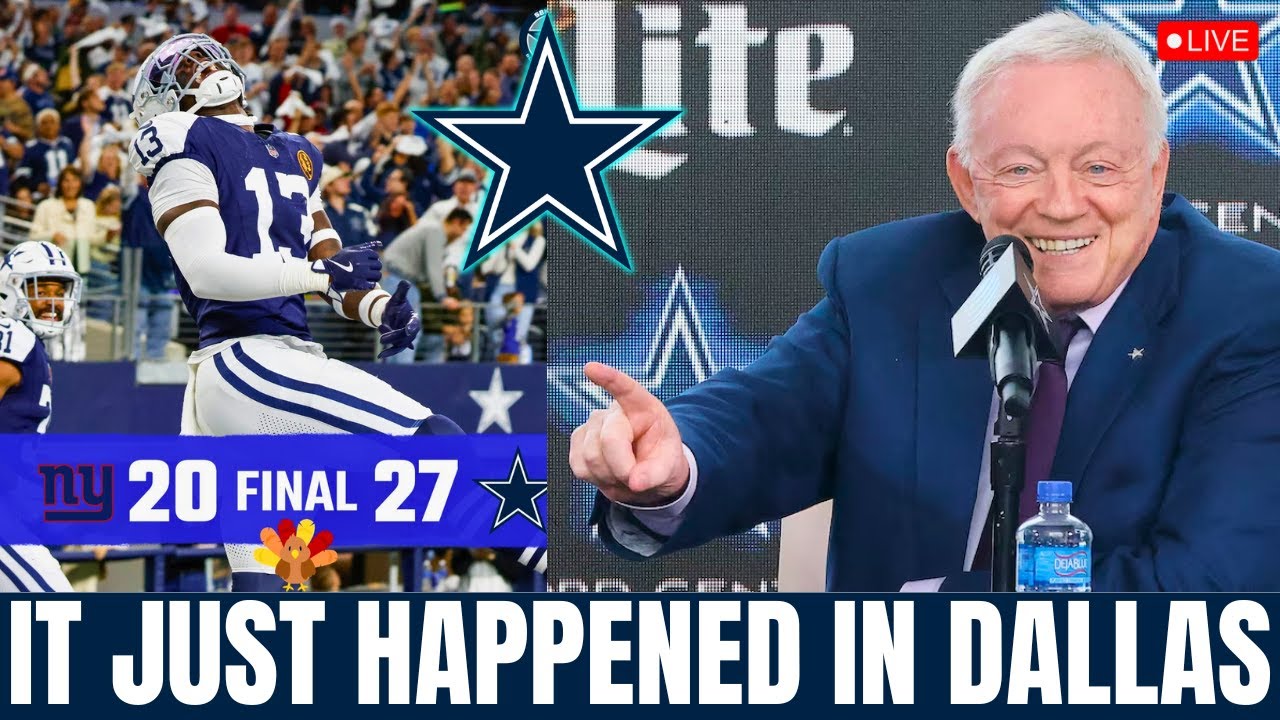 FINALLY! JERRY JONES REACTS TO FIRST COWBOYS WIN AT HOME! [DALLAS ...