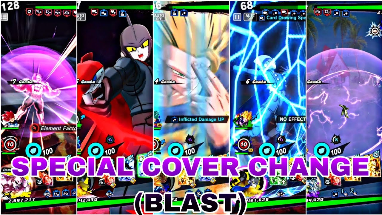 CHARACTERS WHO CAN USED SPECIAL COVER CHANGE (BLAST) || DRAGON BALL ...