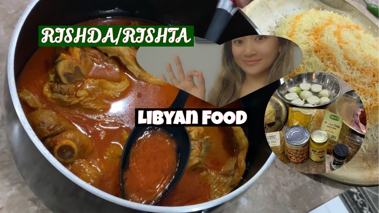 RISHDA / RISHTA (Libyan Food / Libyan Dish) | Libya 🇱🇾| Tasty Tuesdays ...