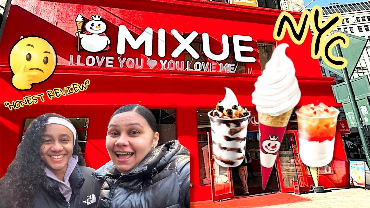 NYC’s CHEAPEST Ice Cream?! Mixue Ice Cream & Tea Review! - YouTube