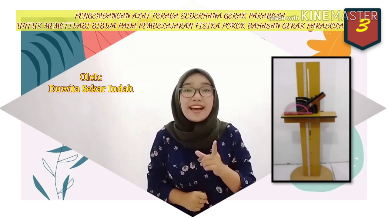 B. ALAT PERAGA GERAK PARABOLA | DIAN AFRILIANA PUTRI | 2280190043 - YouTube