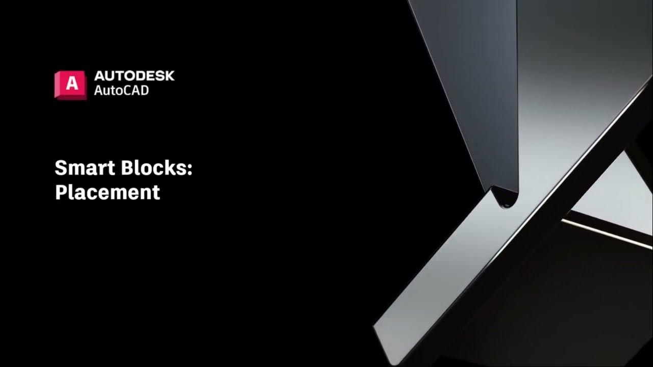 Smart Blocks Placement | AutoCAD 2024 - YouTube