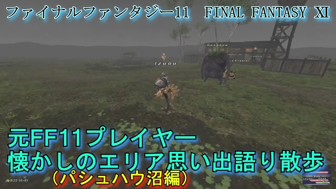 【FF11】思い出語り45 パシュハウ沼 散歩動画 - YouTube