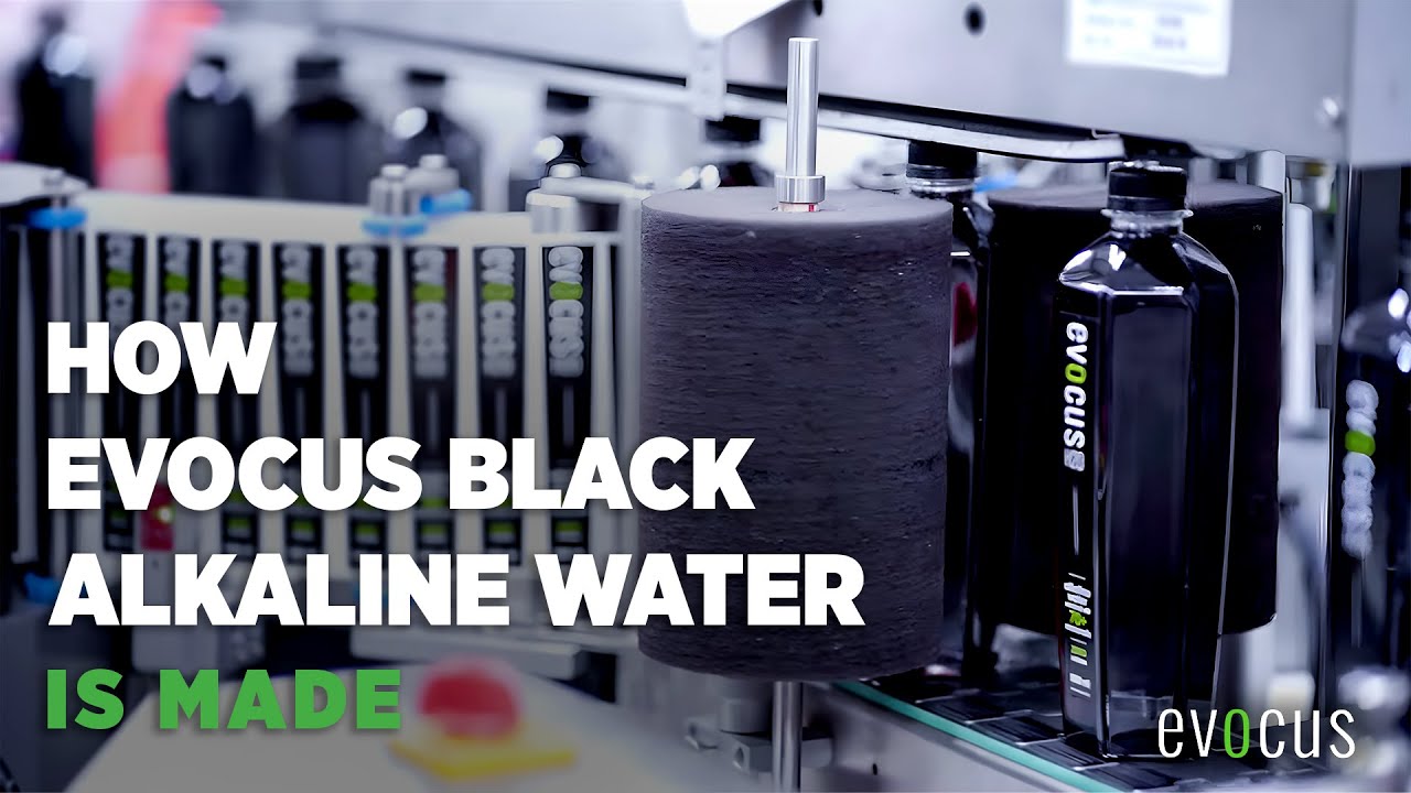 Evocus Black Alkaline Drink factory | Evocus Manufacturing - YouTube