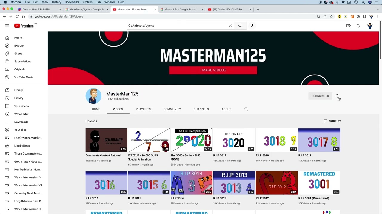 Shout Out To MasterMan125 - YouTube