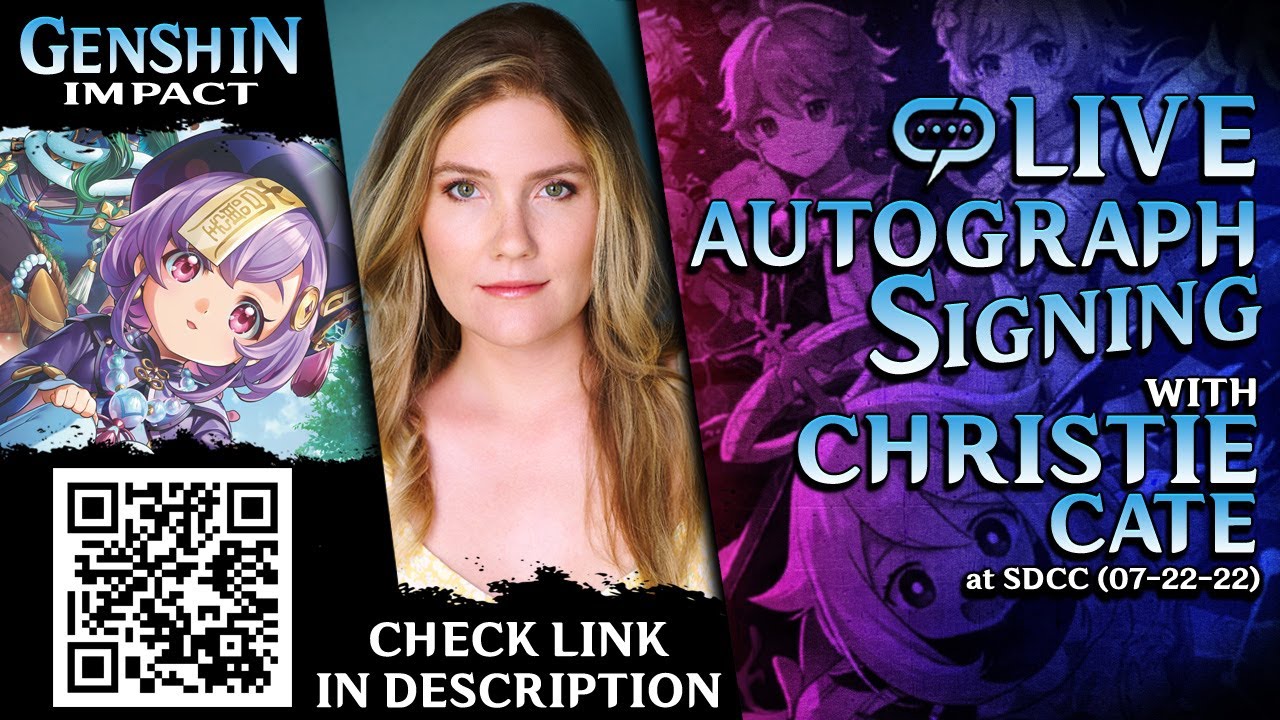 Christie Cate | Genshin Impact | Q&A and Autographs at SDCC (07-22-22 ...