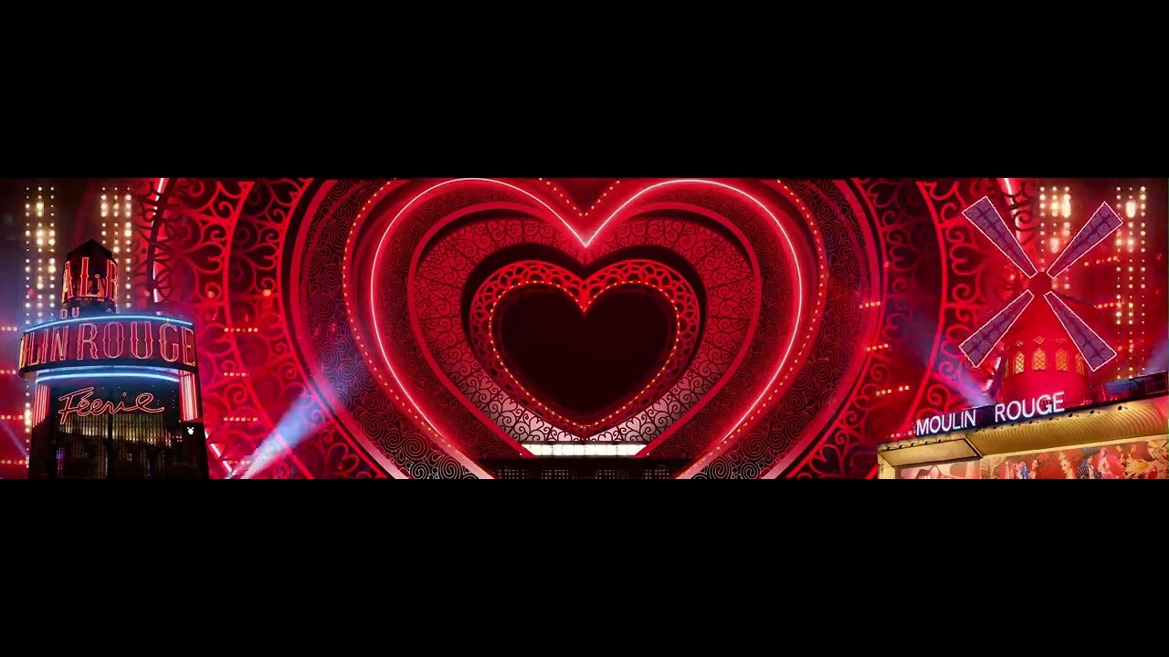 Moulin Rouge video loop background - YouTube