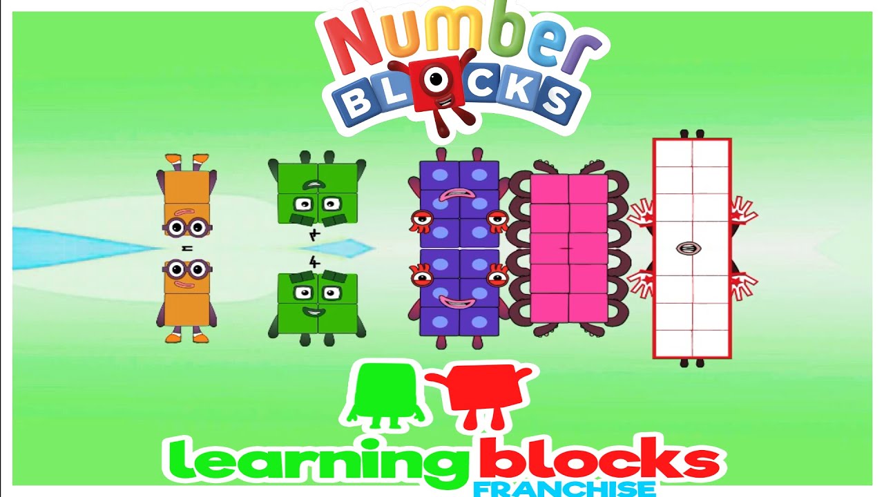 Numberdoubles Intro - Numberblocks (Mirror Split Effect) - YouTube
