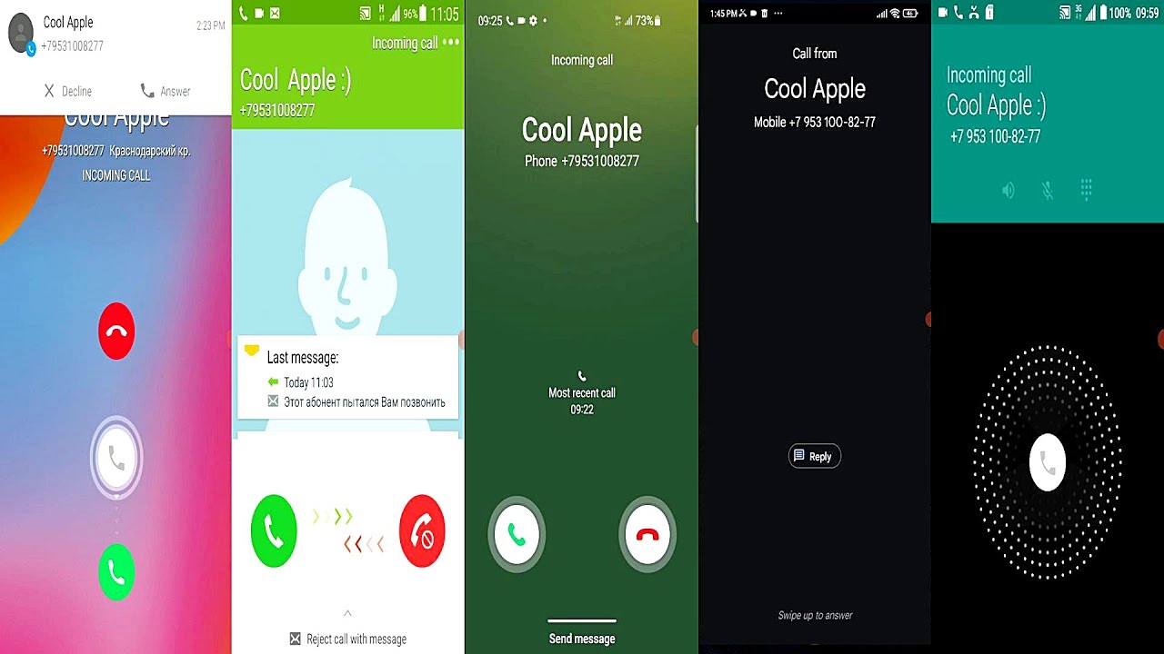New mix 5 phones screen recorder/ Incoming calls - YouTube