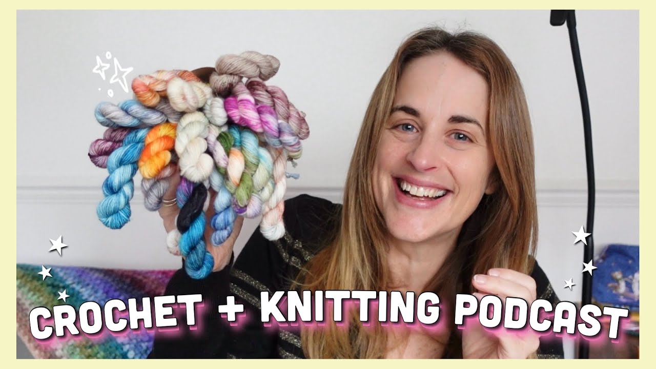 117• Knitting retreat debrief, crochet progress, LOTS of yarn (and cat interruptions) - YouTube
