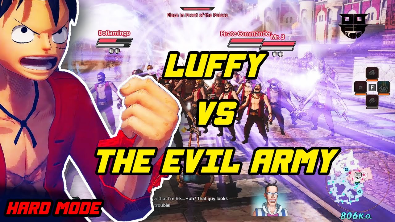 Luffy VS The Evil Army - ONE PIECE PIRATE WARRIOR 4 - HARD MODE ...