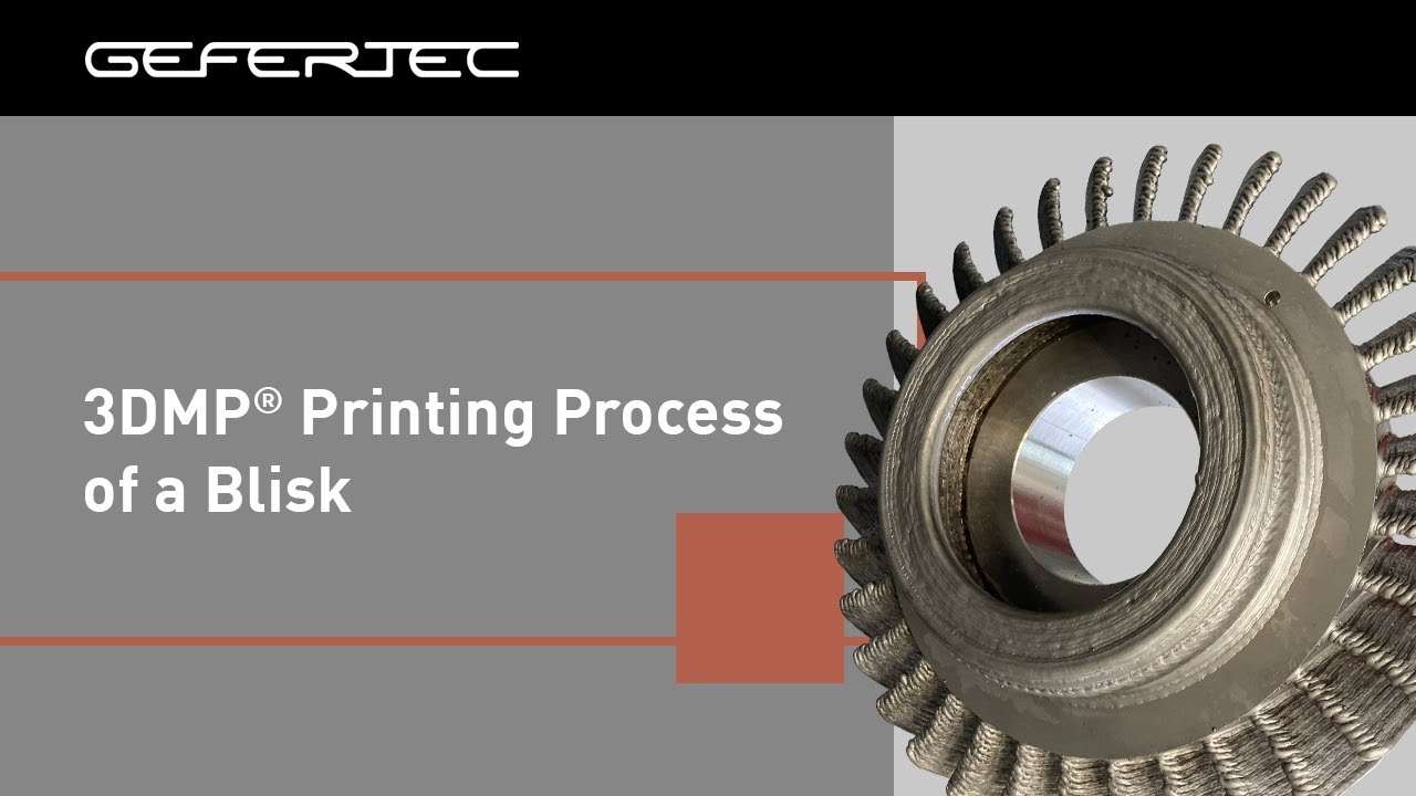 3DMP® WAAM – Printing process of a blisk - YouTube