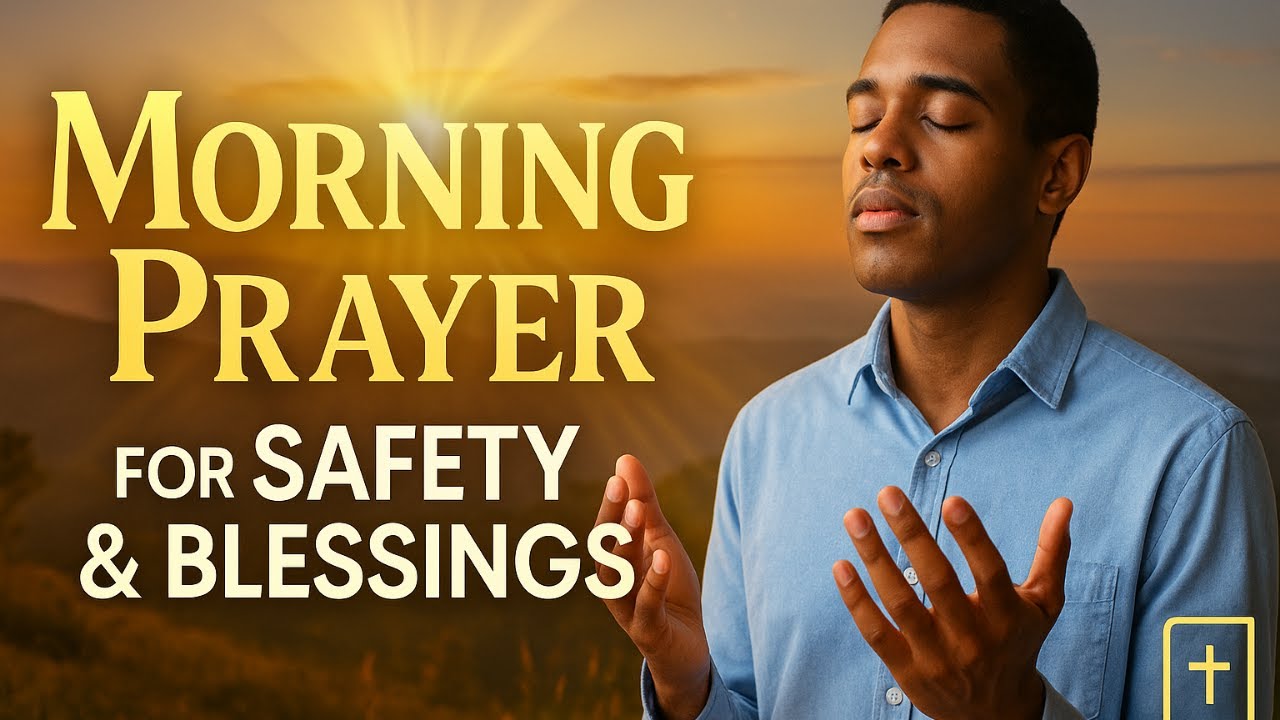 Morning Prayer for Safety and Blessings #prayeroftheday - YouTube