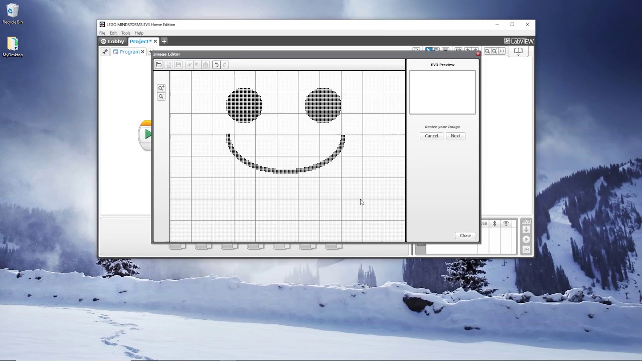 Create and update project images with the LEGO EV3 Image Editor - YouTube