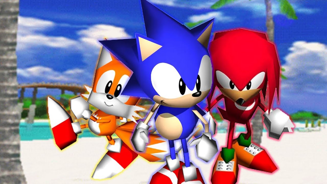 Sonic R Prototype Characters (Sonic Adventure Mod) - YouTube