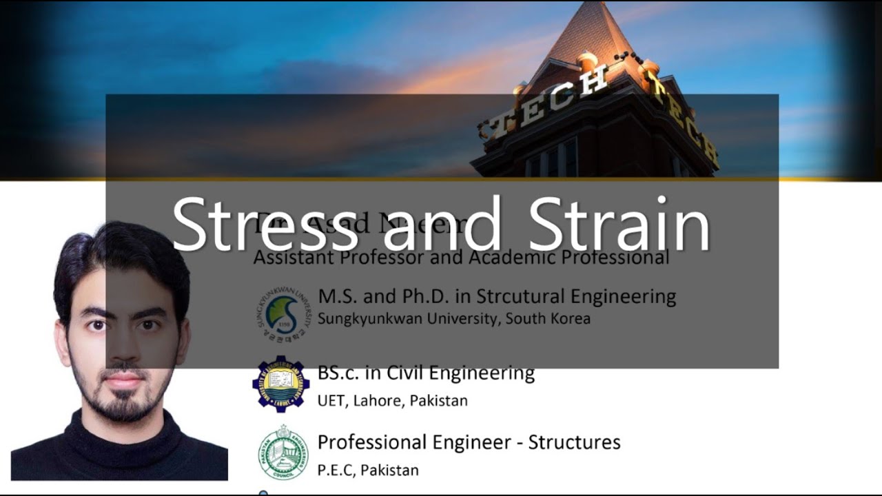 Lecture 2 - Stress and Strain | Mechanics of Materials | Strength of Materials - YouTube