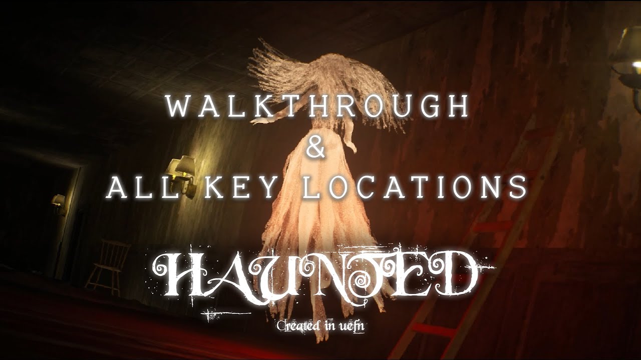 SCARY 👻 Fortnite HAUNTED Horror Game | Full walkthrough & Key Locations ...