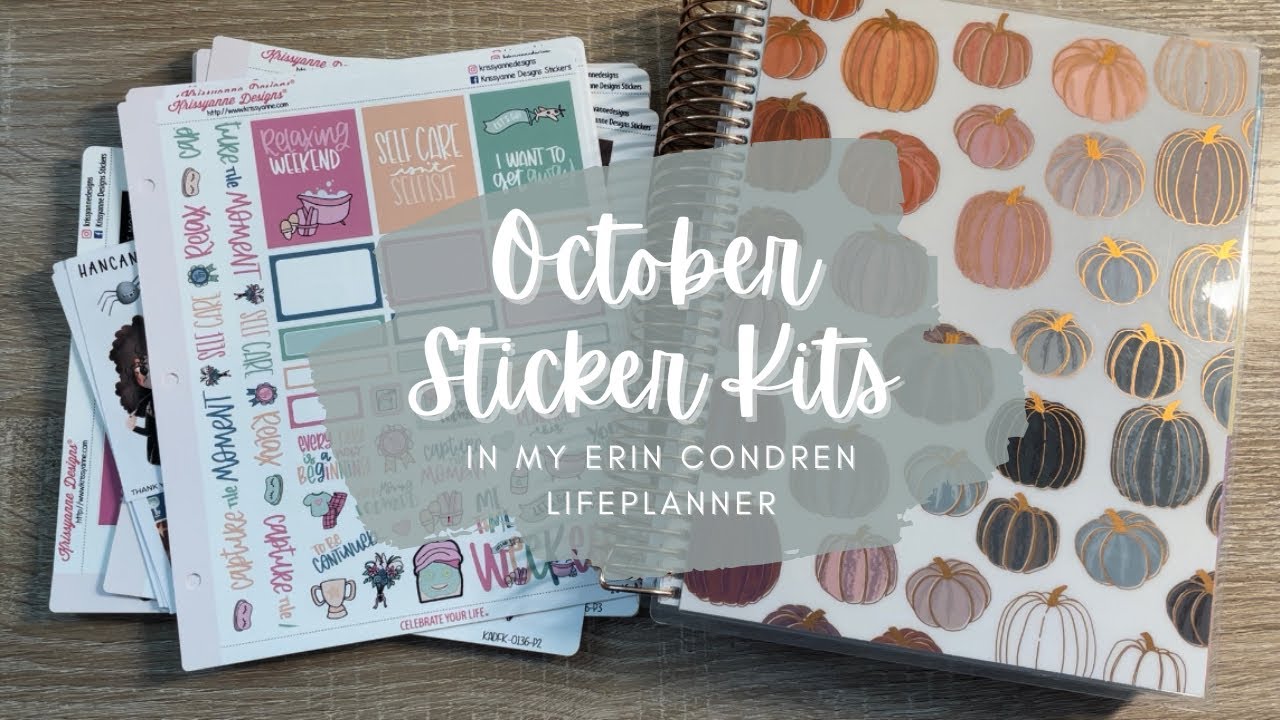 October Sticker Kits - YouTube