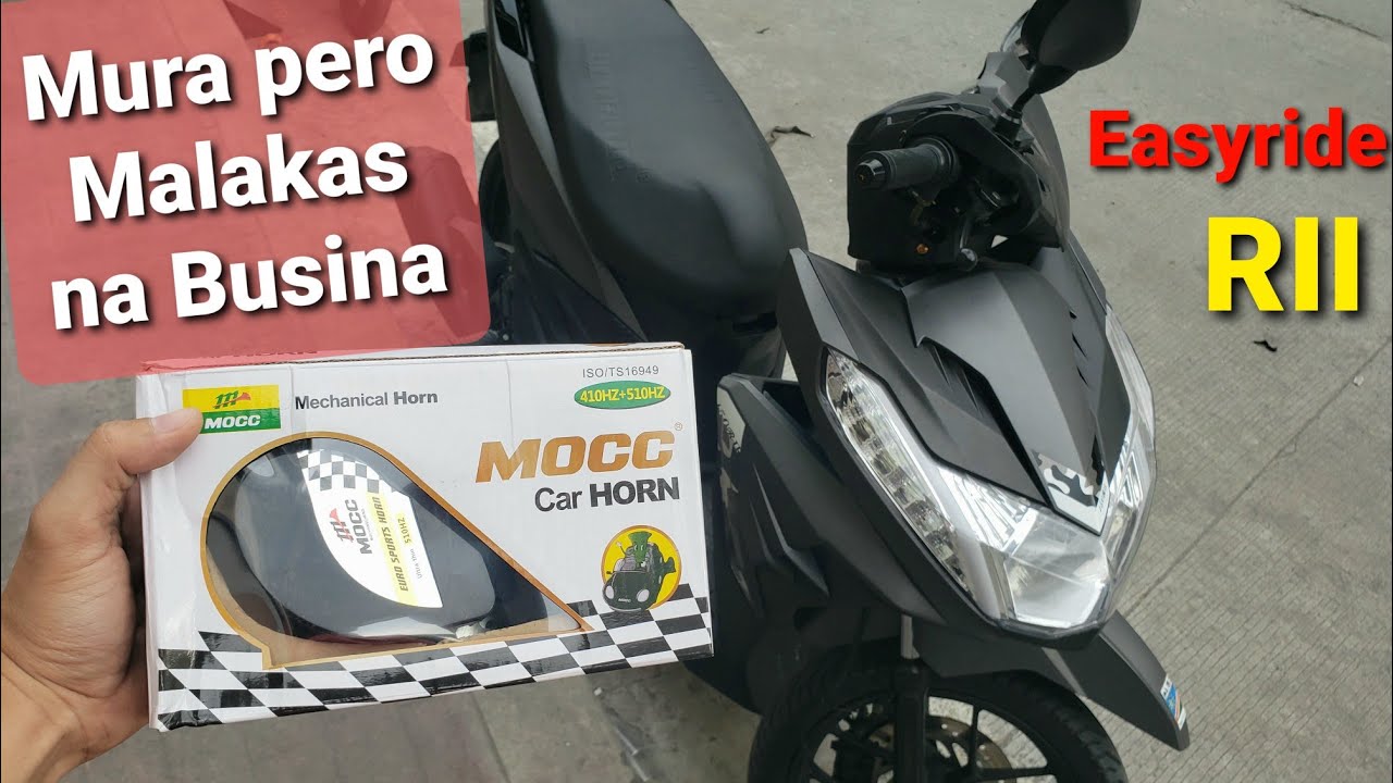 MOCC Car Horn Installation On Motorstar Easyride 150RII - YouTube