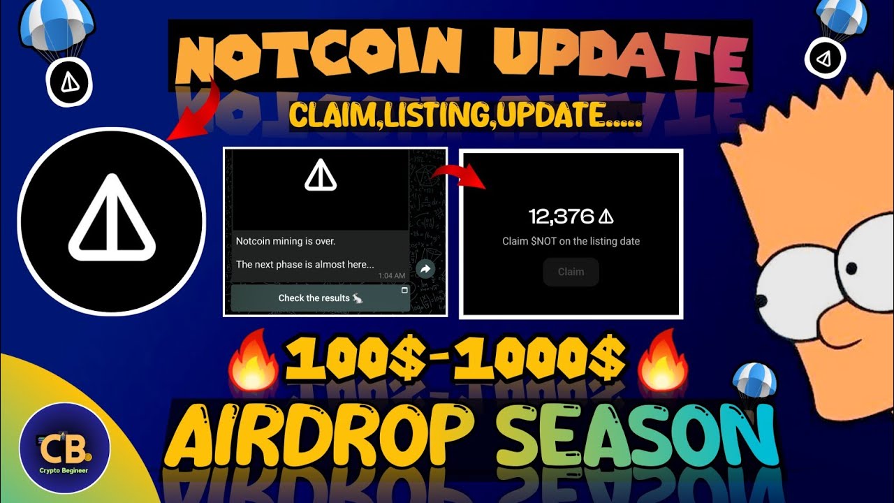 Notcoin Update | Claim Your Notcoin | Not Coin Listing - YouTube
