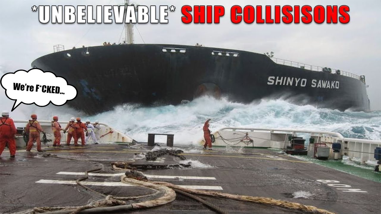 UNBELIEVABLE Ship Collisions And Mistakes Caught On Camera - YouTube