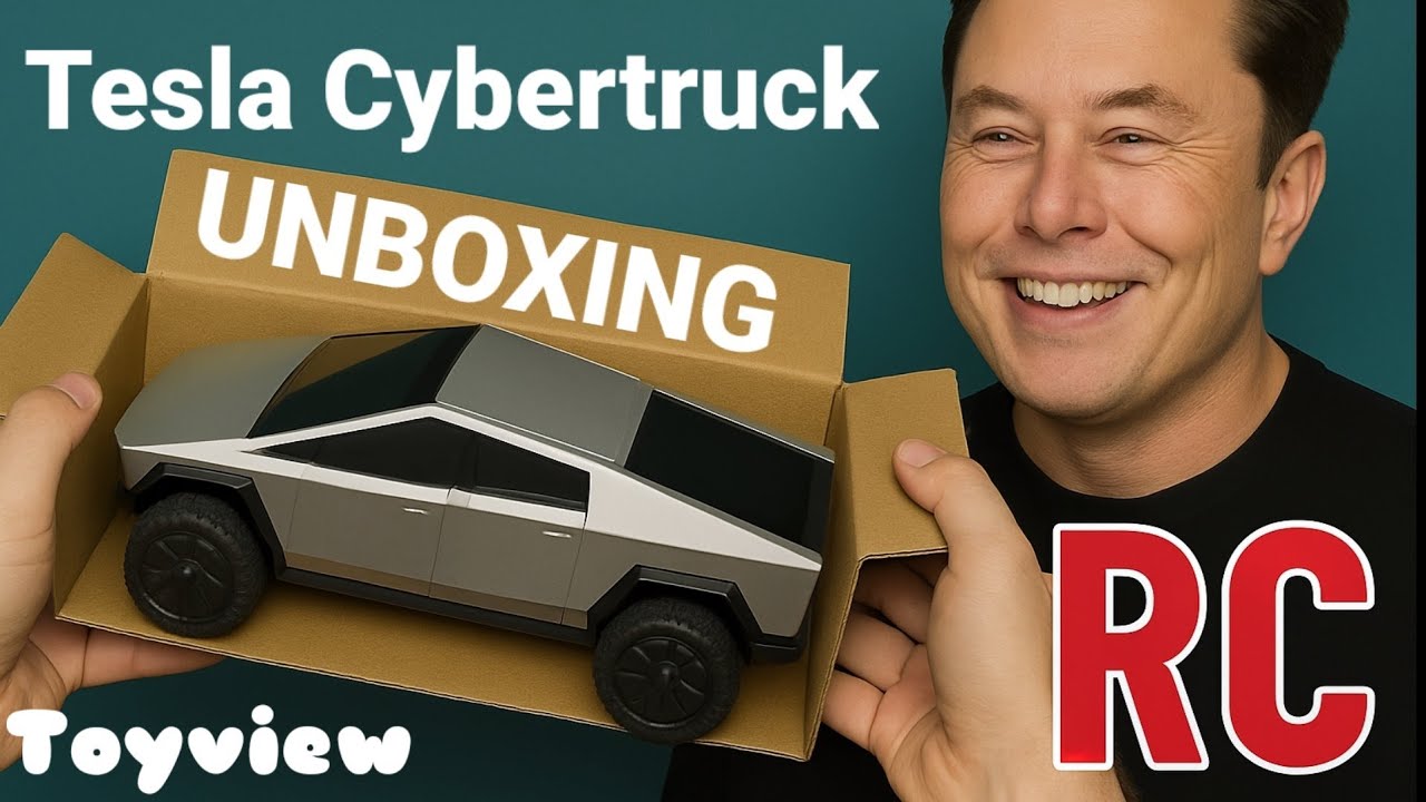 "RC Tesla Cybertruck Unboxing – The Ultimate Mini Machine!" By Toyview ...