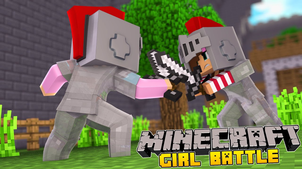 Minecraft - LITTLE KELLY & LITTLE ALLY FIGHT! - YouTube