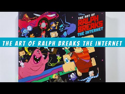 The Art of Ralph Breaks The Internet (flip through) Artbook