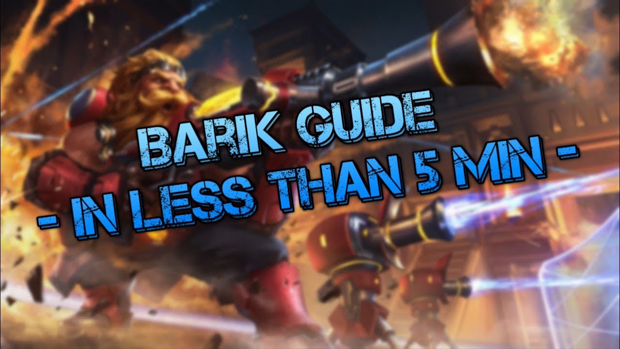 Barik Guide in *LESS* Than 5 Minutes - Paladins Guide by KawaiiSeed ...