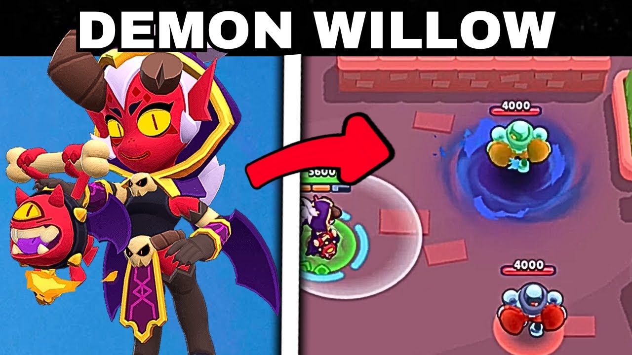 Demon Willow With Angels Vs Demons Brawl Stars Youtube