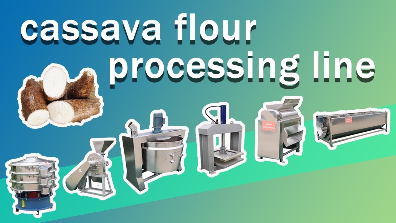dry processing cassava flour processing project cassava chips ...