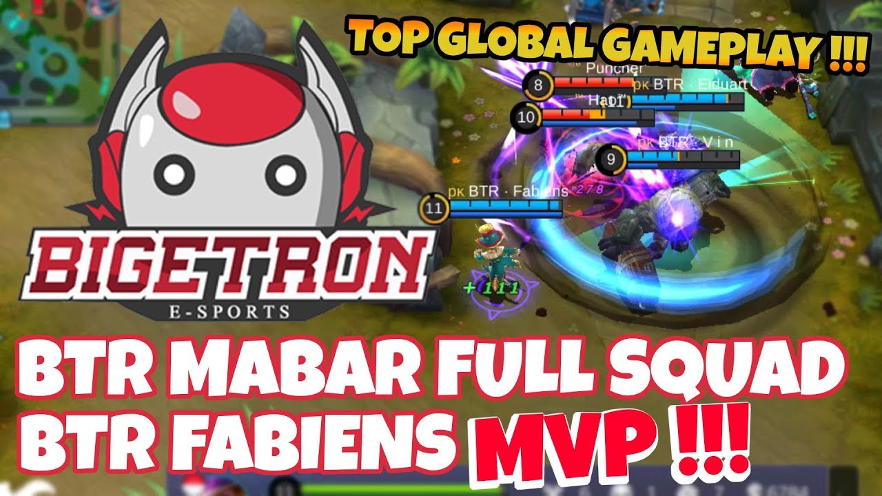 BTR (Bigetron) Full Squad Mabar Bareng Manajernya, FABIENS MVP ...