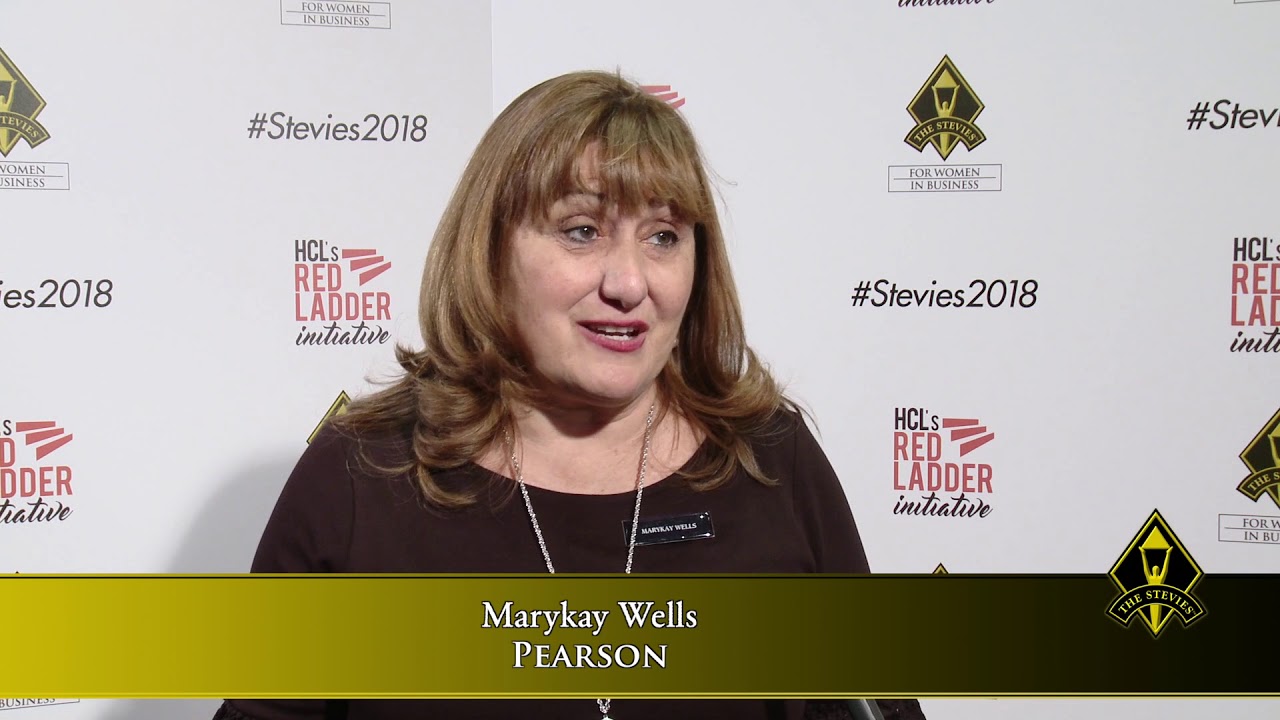 Pearson, Marykay Wells wins in the 2018 Stevie® Awards for Women in ...