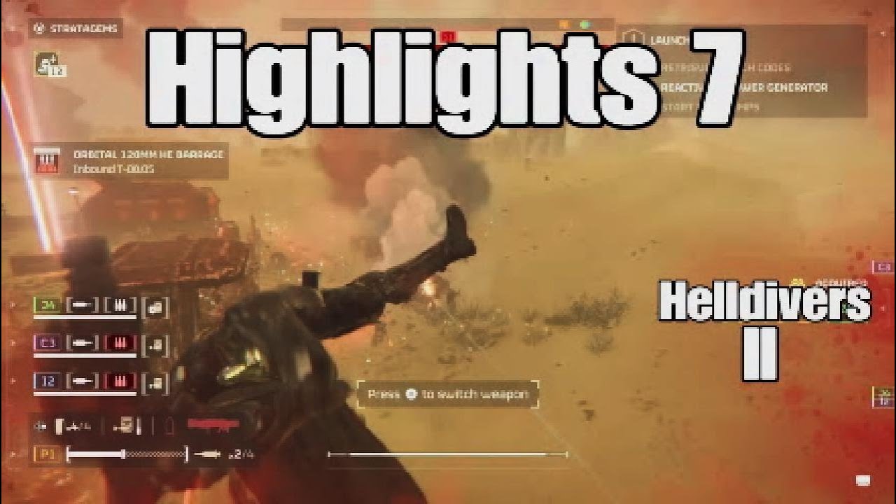 Highlights and funny moments 7- Helldivers 2 - YouTube