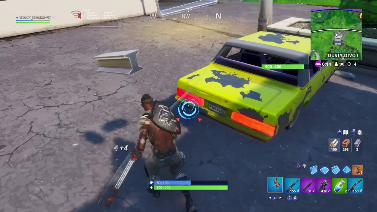 Fortnite First game with visual sound effects 11 kill solo - YouTube