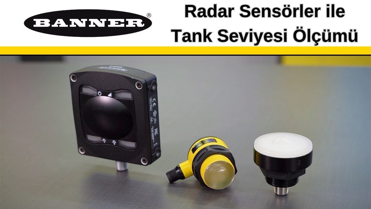 Banner Radar Sensörleri Çözüm İçin Hep Yanınızda! - YouTube