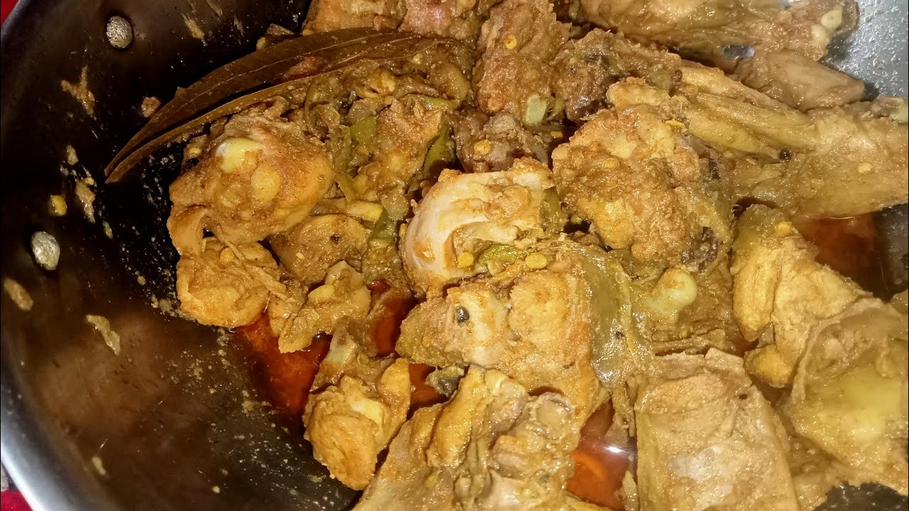 সবচেয়ে বেশি স্বাদের ব্রয়লার মুরগী ভুনা//Broylar murgi vuna//Chicken ...