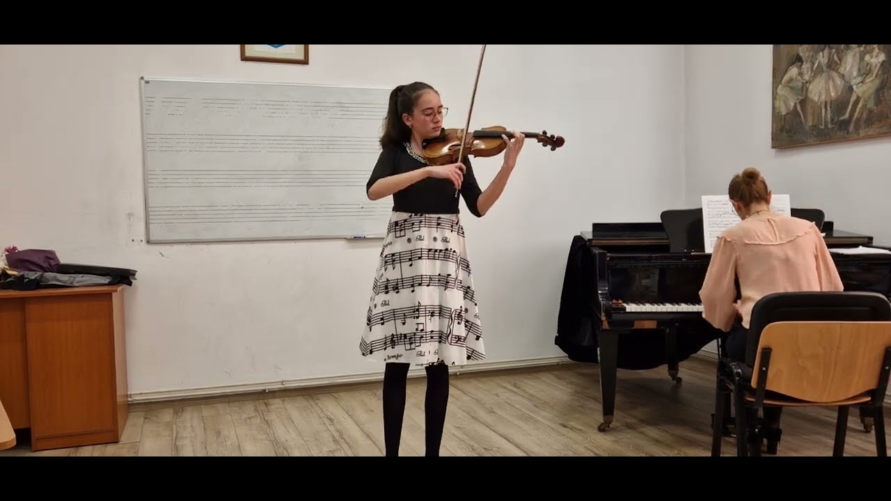 W.A Mozart Concert in Re Major Nr. 2, P1 - Carla Maria Ichim - YouTube