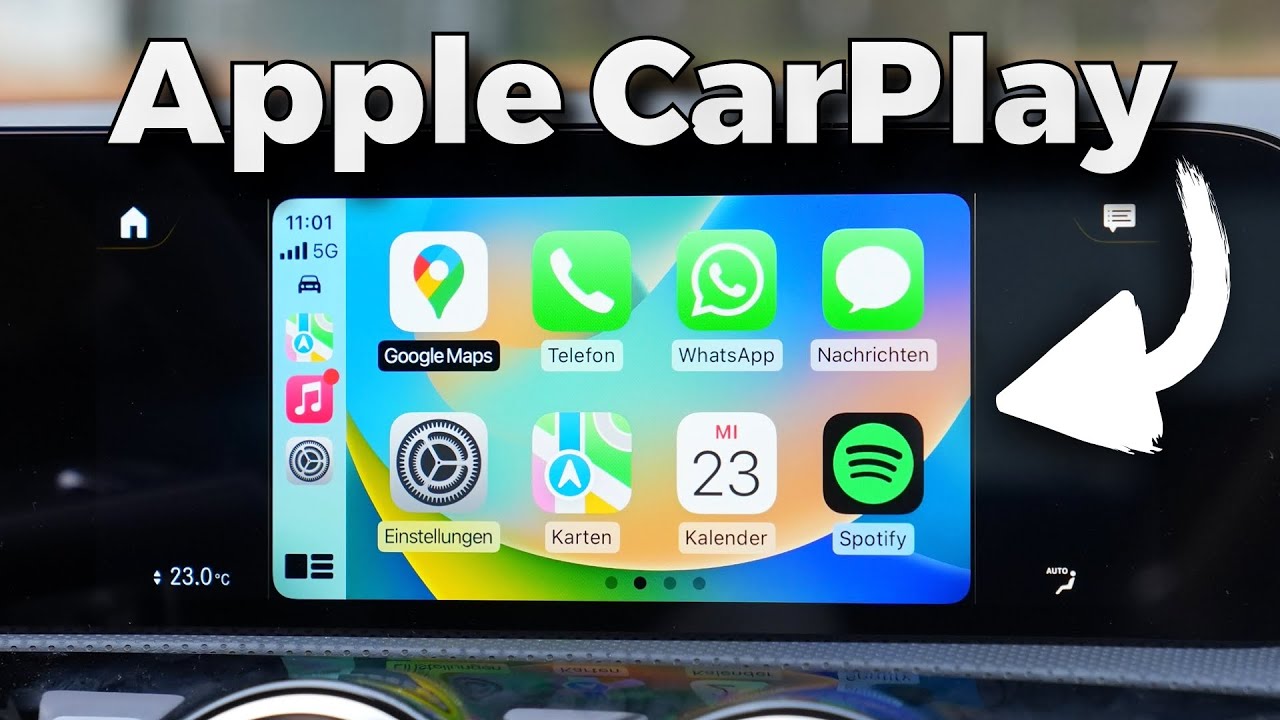 Mercedes-Benz Apple CarPlay 2022 I Wichtige Funktionen! - YouTube