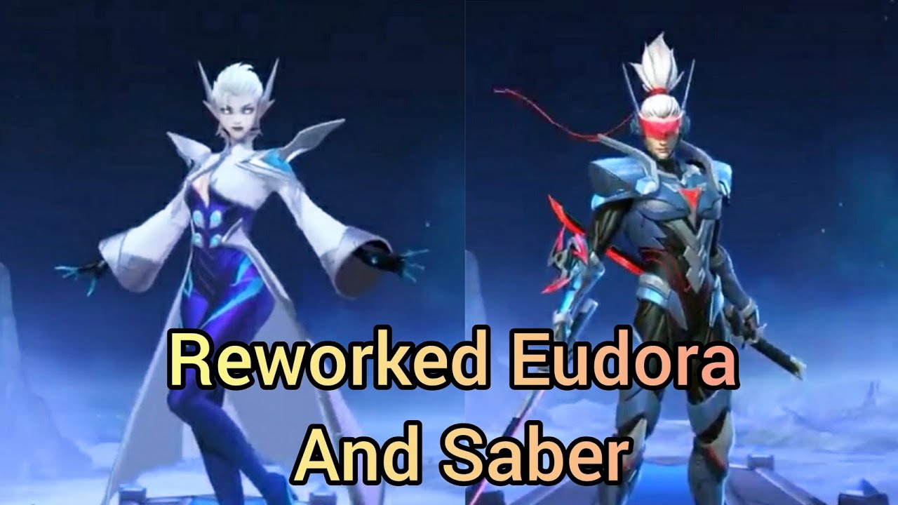 EUDORA AND SABER NEW INTRO AND SPLASH । MLBB EUDORA AND SABER REWORK ...