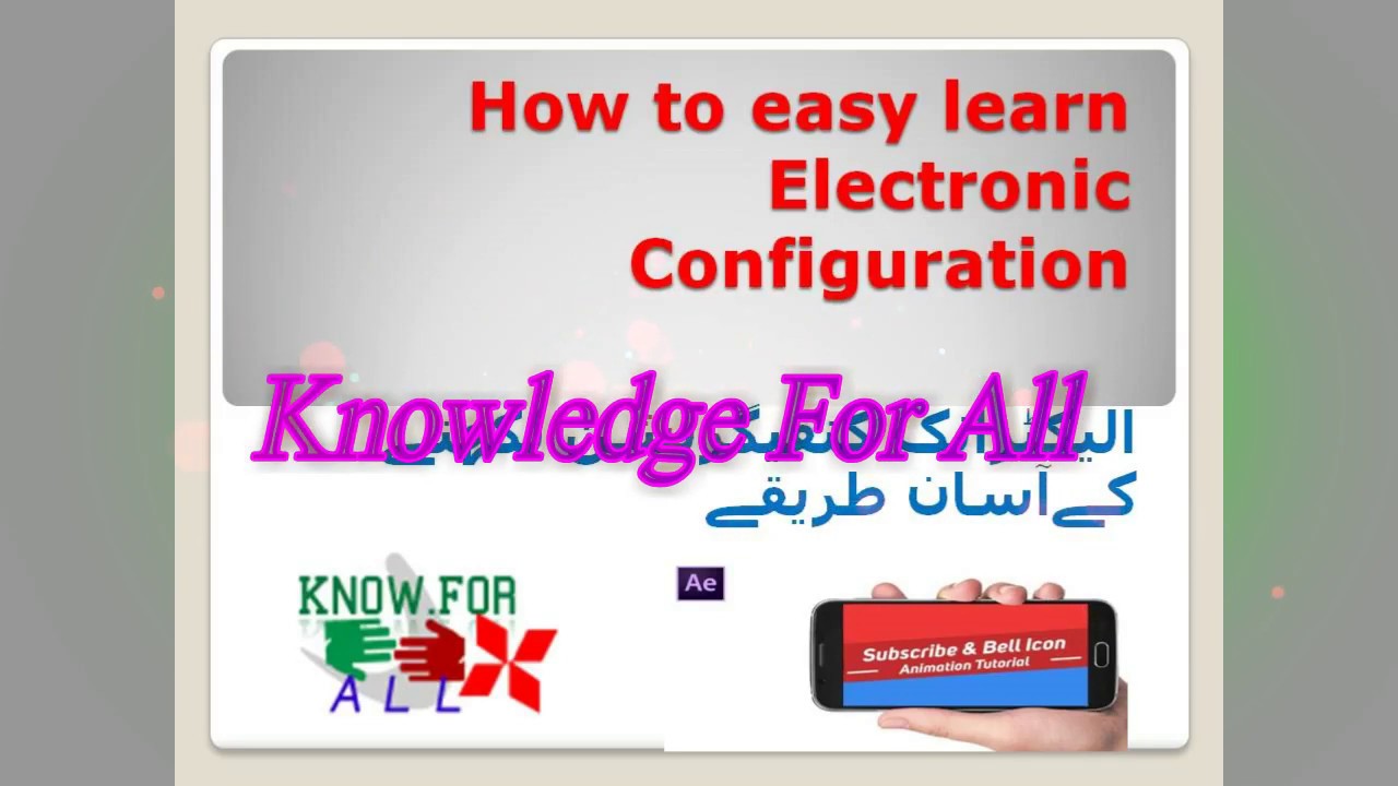 How to Easy learn with Electronic Configuration - YouTube