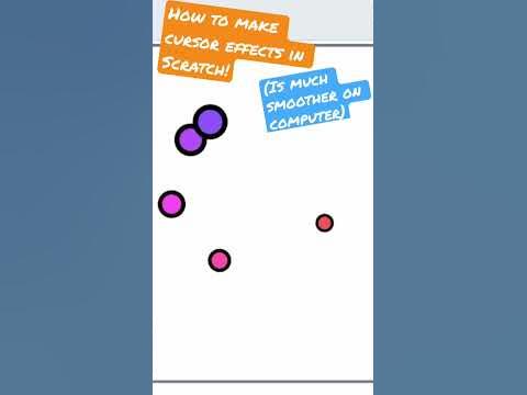 Simple cursor effect tutorial in scratch! (Very quick!) #Scratch #coding - YouTube