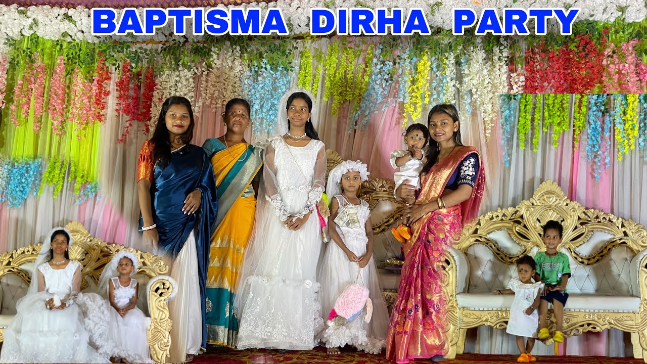 Baptisma Dirha Party 🙂parlour wali didi - YouTube