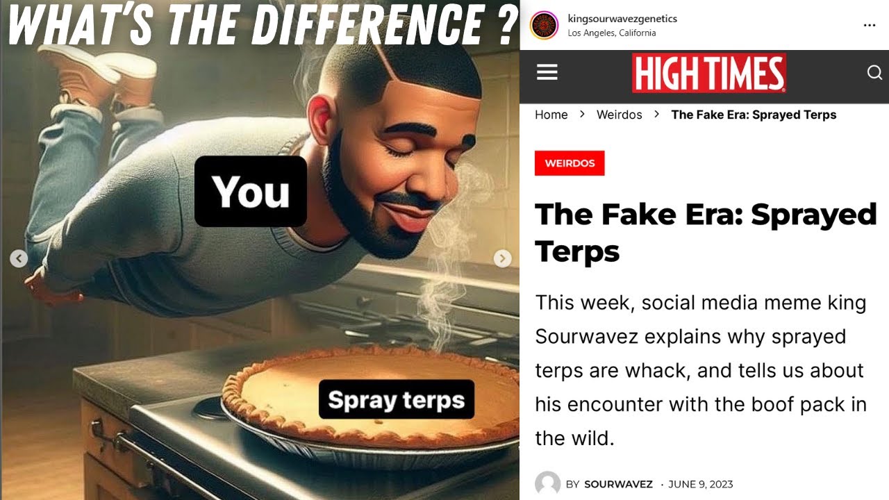 Does Your Pack Have Sprayed Terps? - YouTube