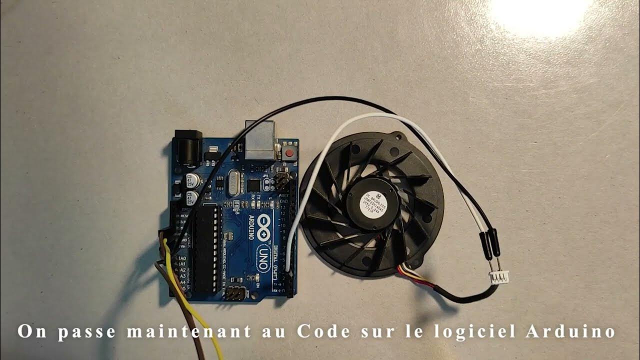 Utiliser un ventilateur en fonction de la température avec ARDUINO - YouTube