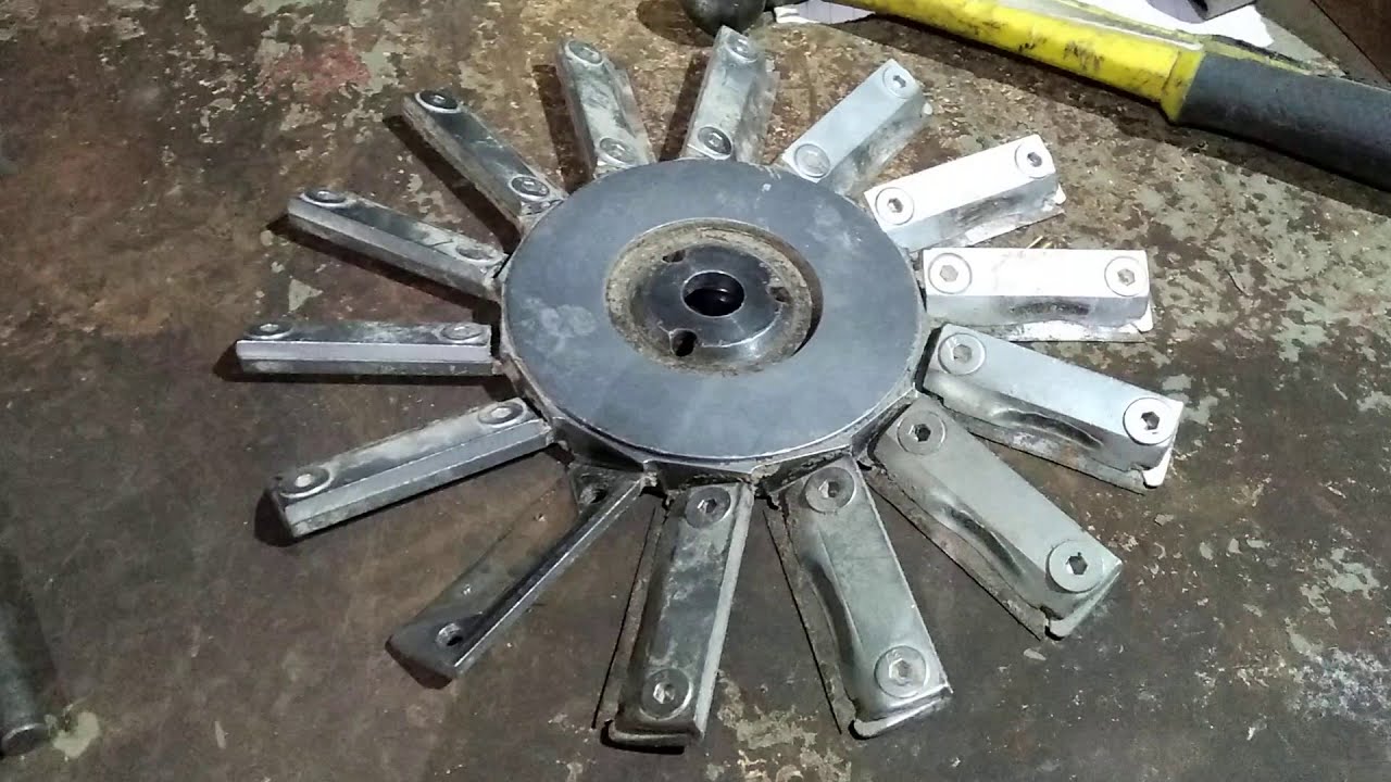 Manual extruder blade making. - YouTube
