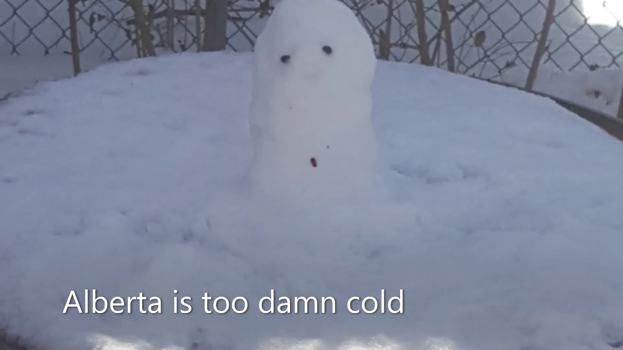 Dude in the Sky - Alberta is too damn cold - YouTube