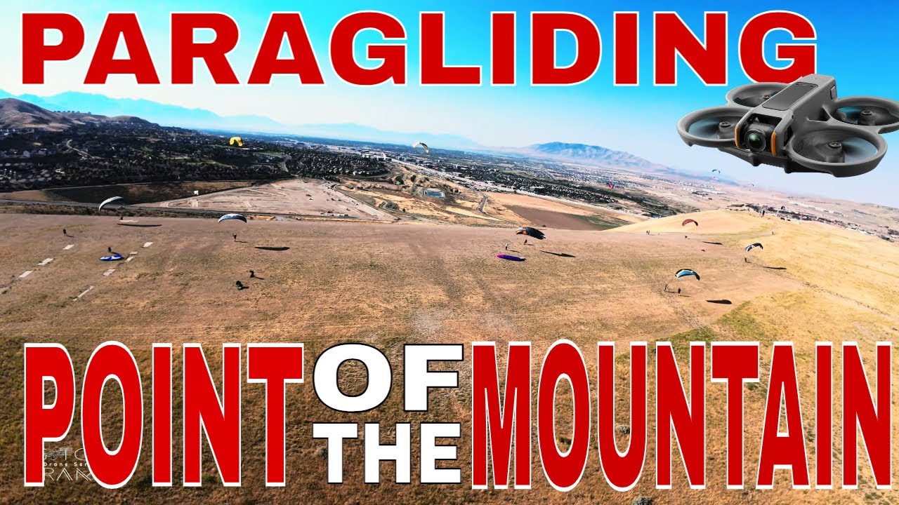 Paragliding 4K - Point of the Mountain - Utah 2024 - YouTube
