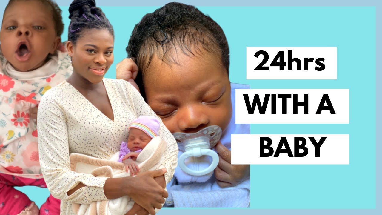 24HOURS WITH A NEWBORN BABY DURING QUARANTINE | 4 WEEK OLD - YouTube