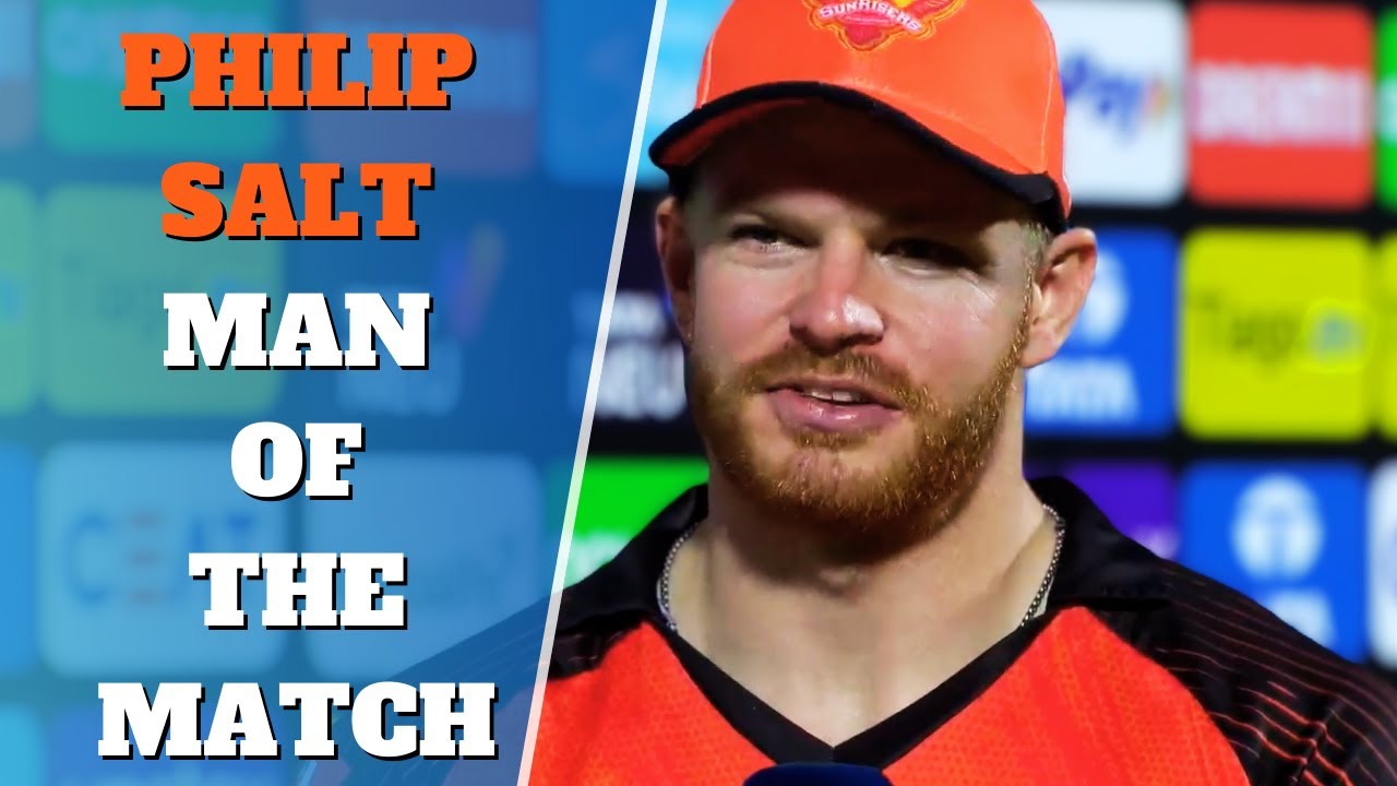 PHILIP SALT POST-MATCH INTERVIEW | RR VS SRH LAST OVER THRILL - YouTube
